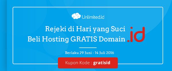 Double Promo Domain .ID - Blog Unlimited Id